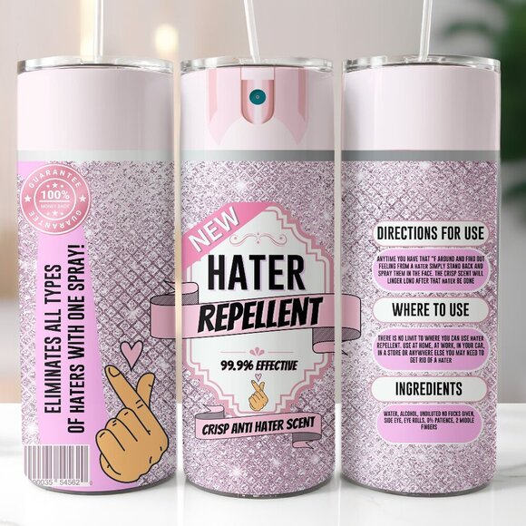 Handmade | Dining | Hater Repellent Spray Baby Pink Glitter Sassy Glam ...